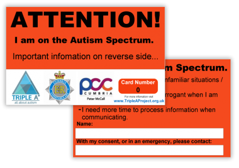 Autism Alert Card - Triple A Project